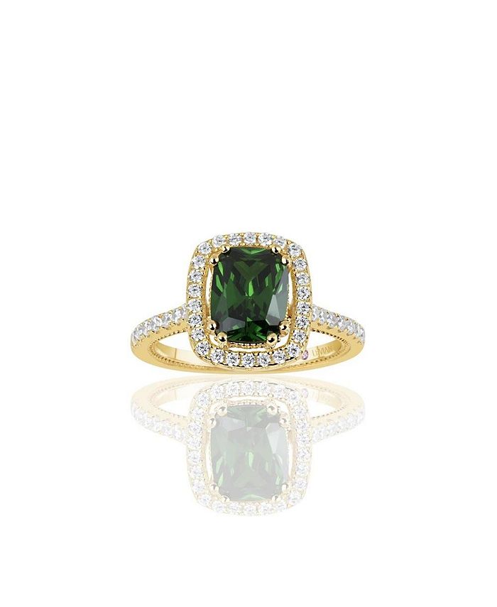 Suzy Levian New York Suzy Levian Sterling Silver Elongated Cushion Cut