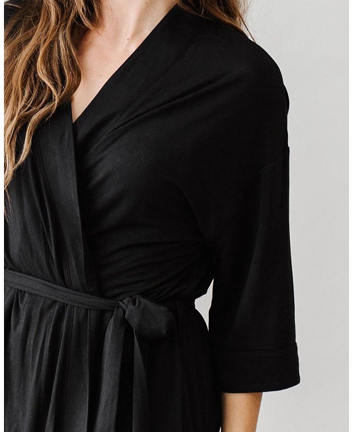 Cozy Earth Women's Stretch-Knit Viscose from Bamboo Kimono Robe - Macy's