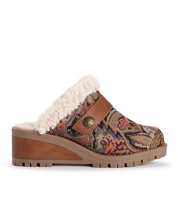 MUK LUKS Women's Norway Bergen Wedge Clog Shoes - Macy's