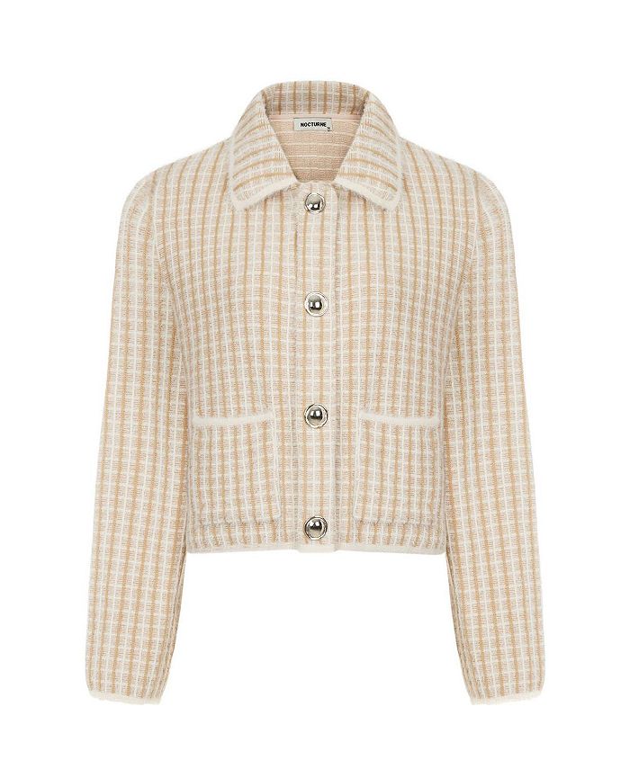 NOCTURNE Women's Snap Closure Box Jacket - Macy's