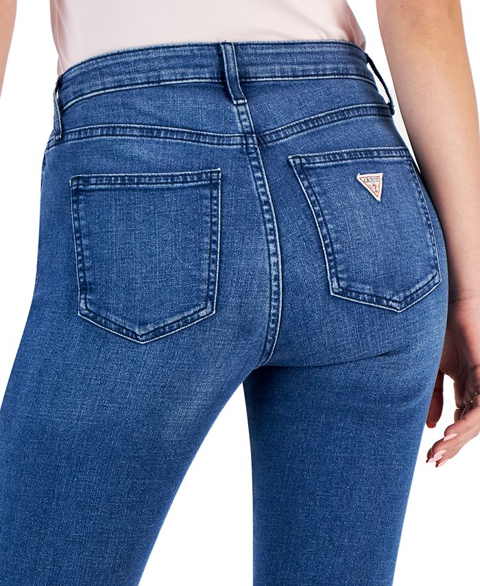 GUESS Women's Sexy High-Rise Flare-Leg Jeans - Macy's