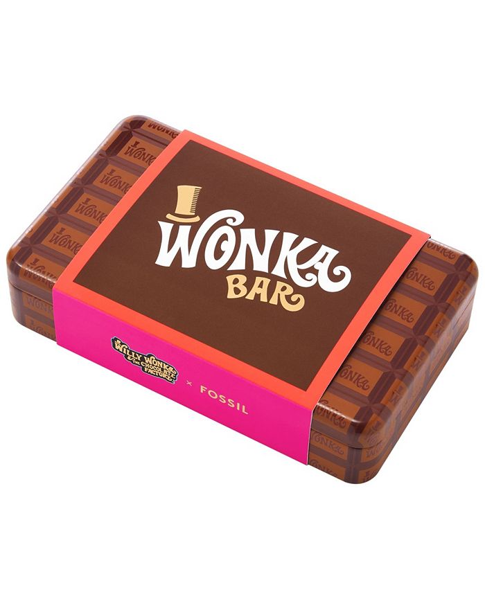 Fossil X Willy Wonka Limited Edition Men's Three-Hand Gold-Tone ...