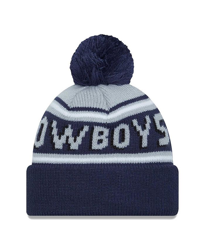 New Era Men's Navy Dallas Cowboys Retro Joe Main Cuffed Knit Hat with ...
