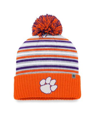 Men's Top of the World Orange Clemson Tigers Dash Cuffed Knit Hat with ...