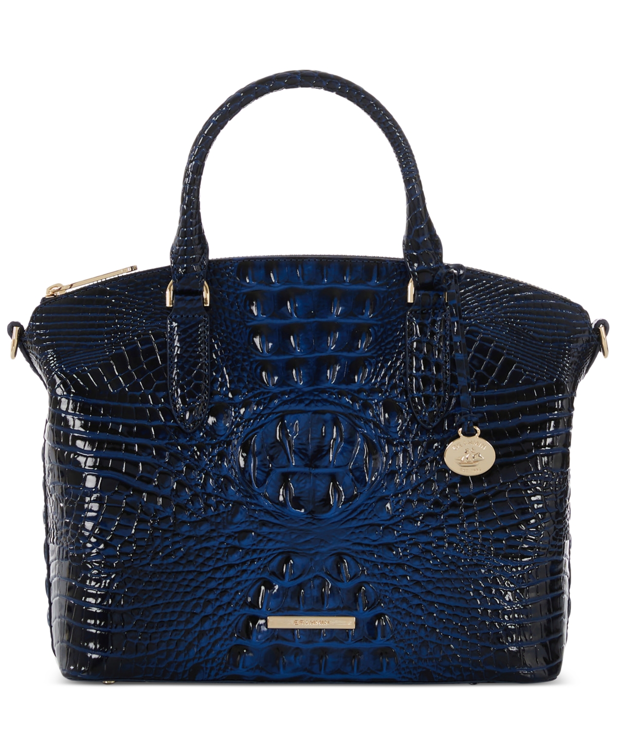 Click here for Brahmin Duxbury Leather Satchel Bag - Anchor Melbo... prices