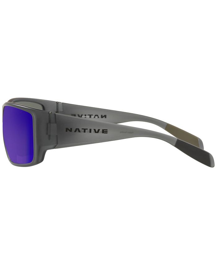 Native Eyewear Men's Sightcaster Polarized Sunglasses, Mirror Polar ...