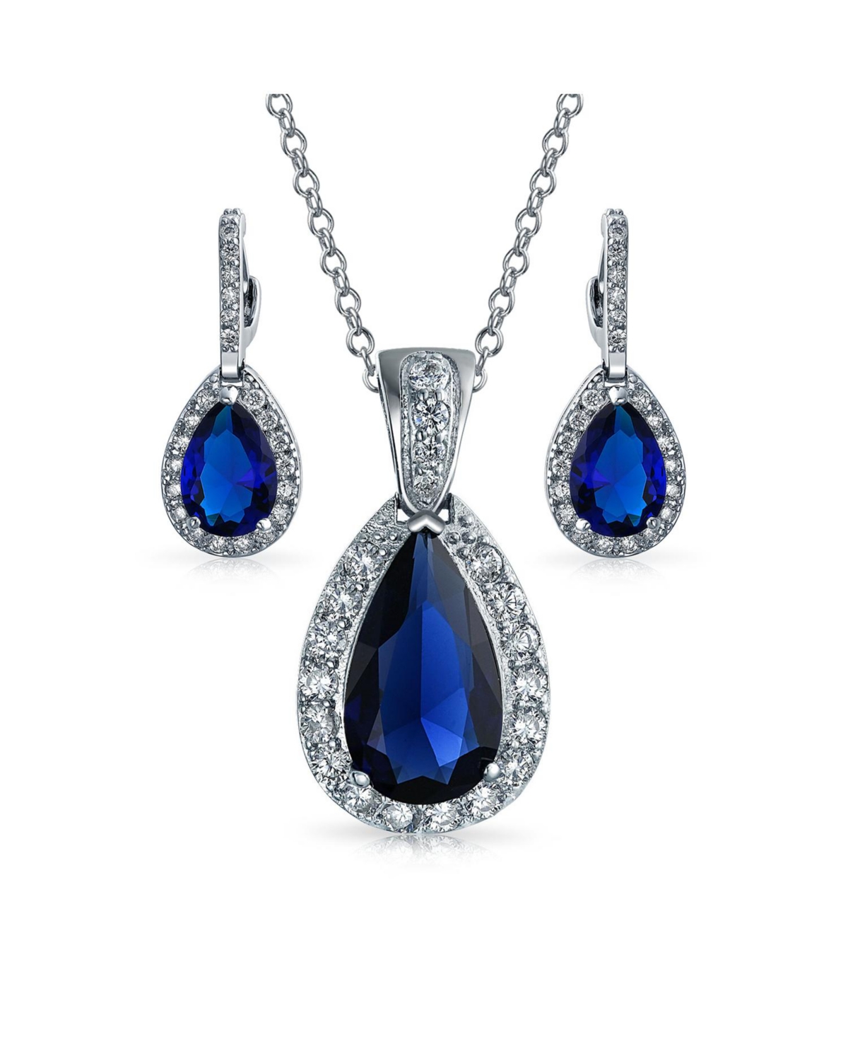 Click here for Bling Jewelry Classic Fashion Pear Shape Solitaire... prices