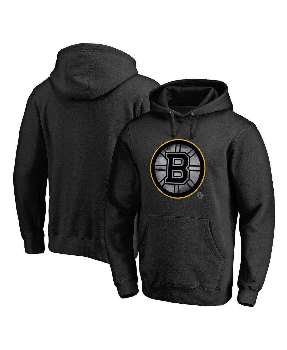 Click here for Mens Fanatics Black Boston Bruins Core Smoke Pullo... prices