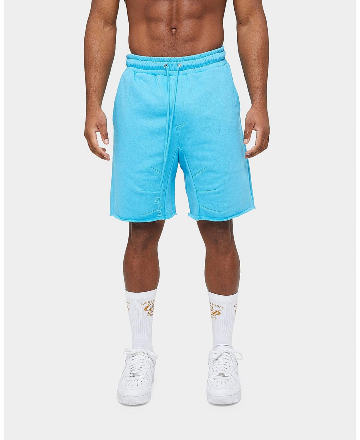 Click here for Carre Mens Forme Sweat Shorts - Baby blue prices