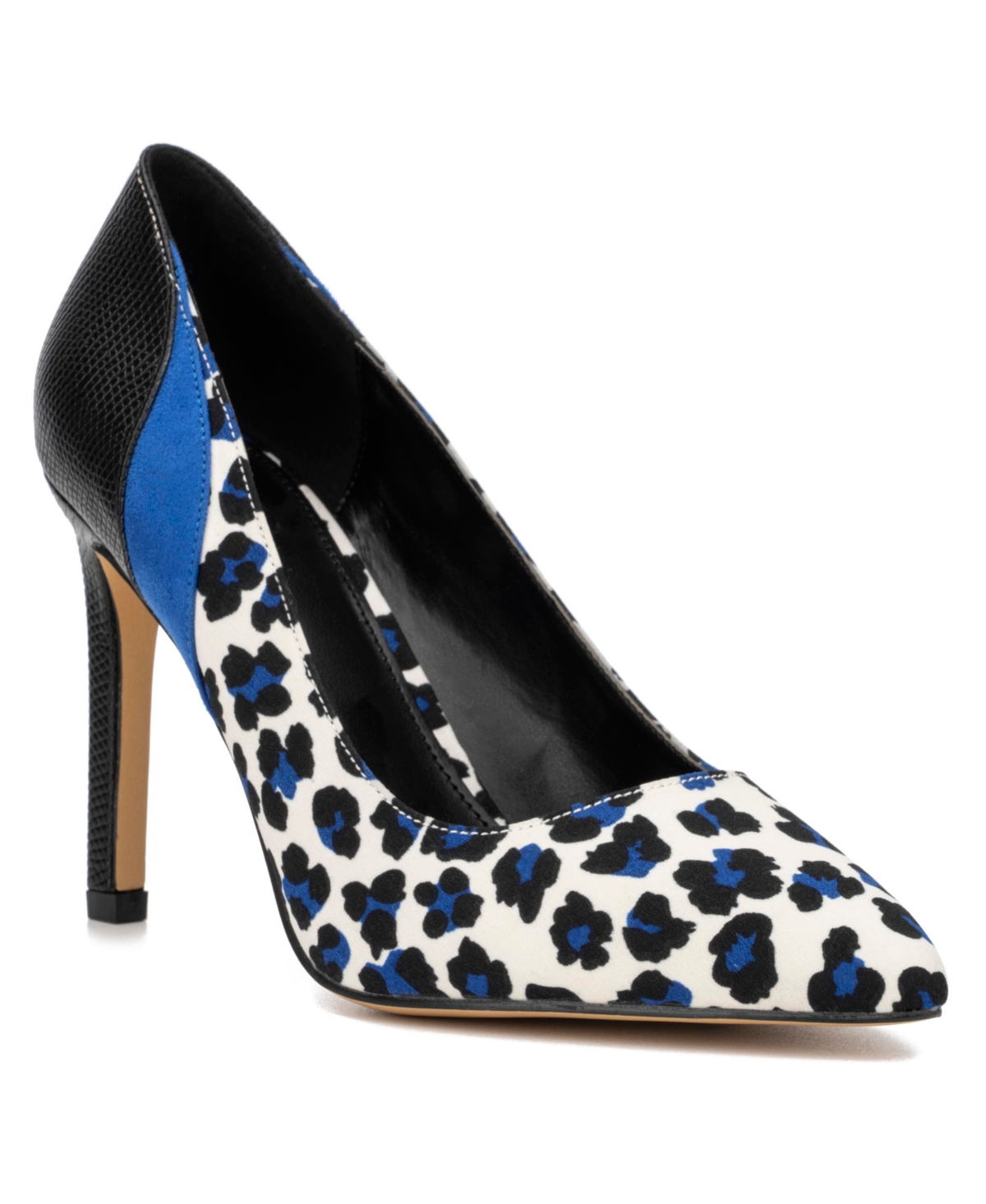 Click here for Womens Madison Heel Pumps - Black/blue prices