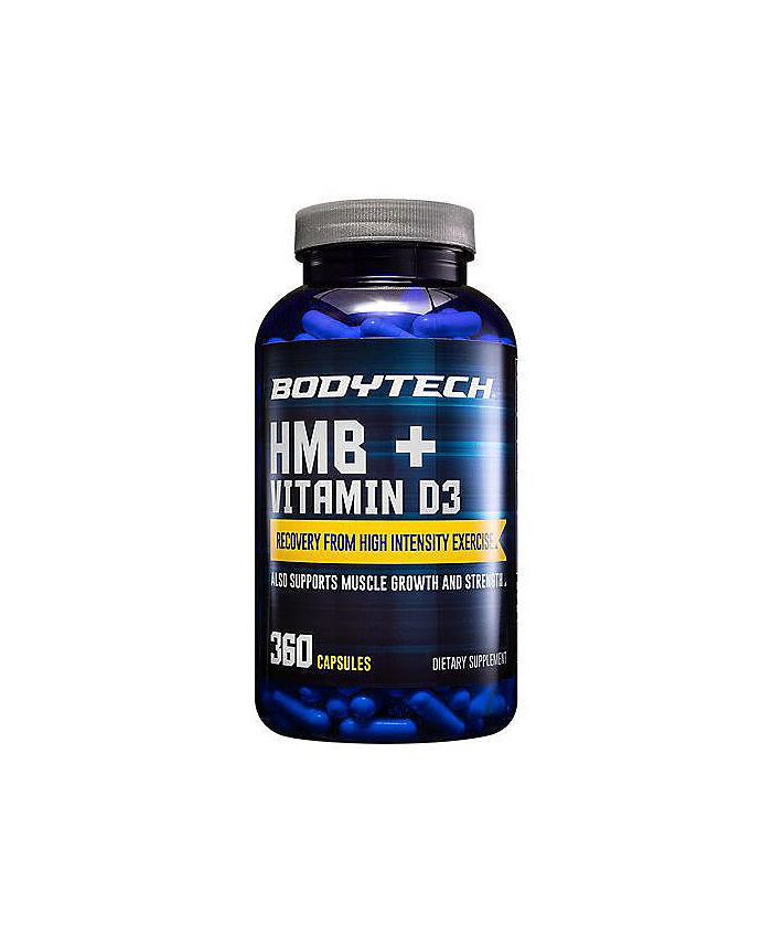 BodyTech HMB + Vitamin D3 - Supports Muscle Growth and Strength (360 ...