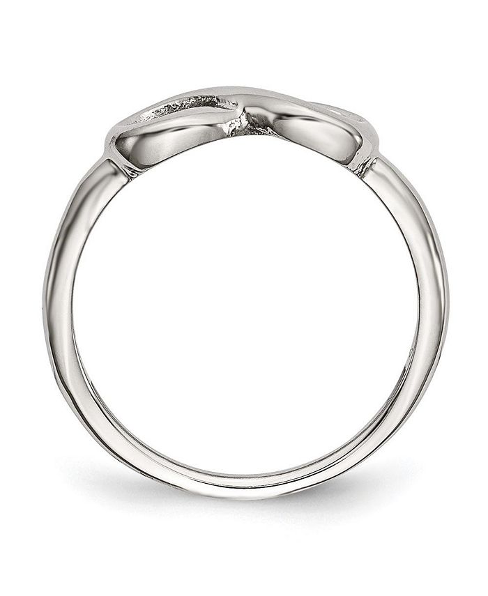 Chisel Stainless Steel Polished Infinity Symbol Ring - Macy's
