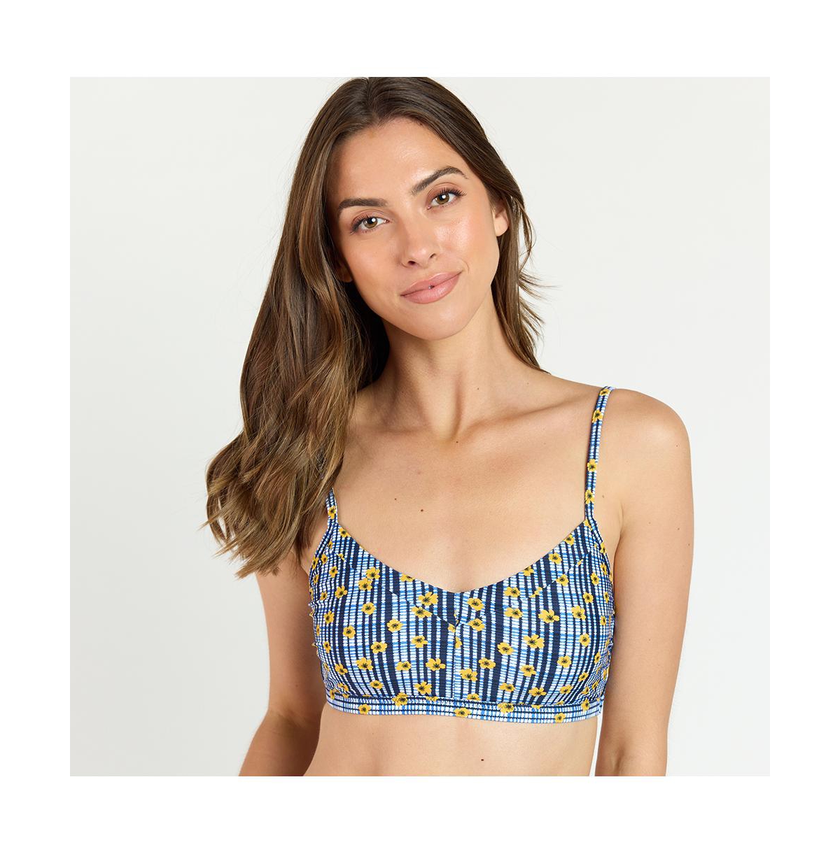 Click here for Calypsa Womens Adjustable Strap Swim Bra - Sunflow... prices