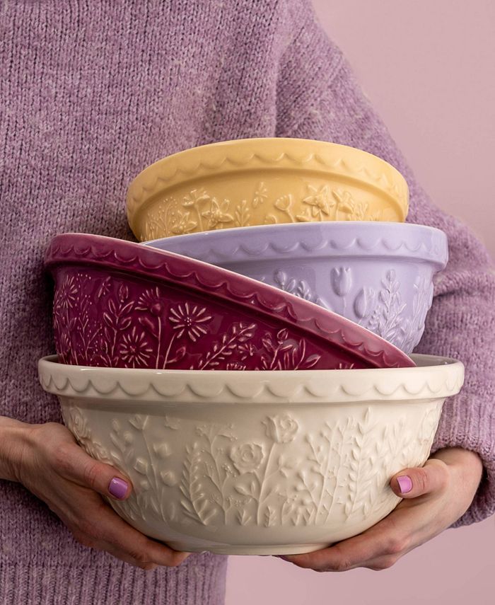 Mason Cash in the Meadow Set of 3 Mixing Bowls - Macy's