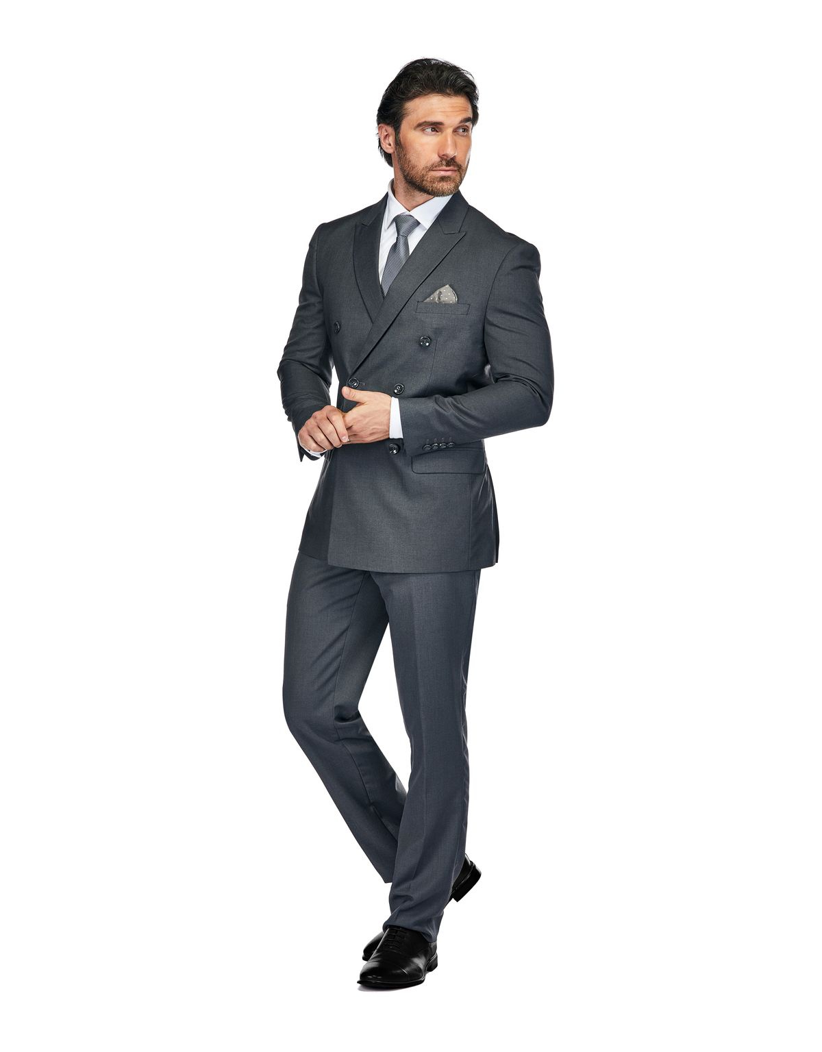 Click here for Gino Vitale Mens Slim Fit 2-Piece Double Breasted... prices