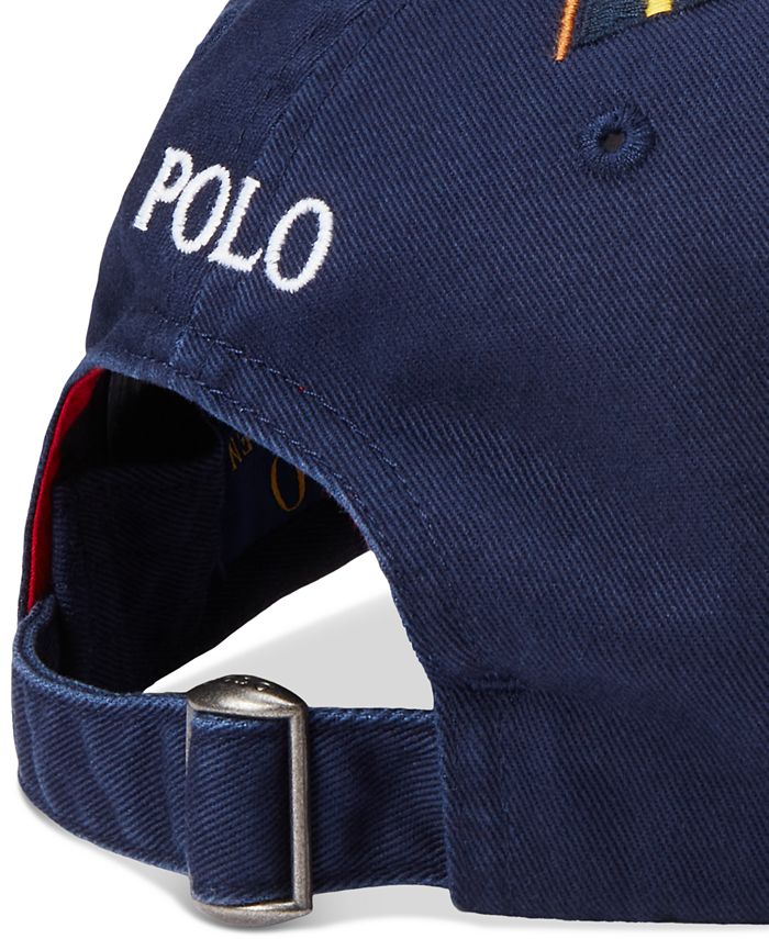 Polo Ralph Lauren Men's Nautical Embroidered Twill Ball Cap - Macy's