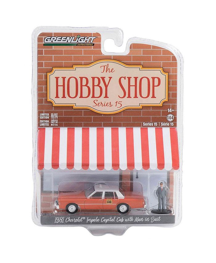Greenlight Collectibles 1/64 Chevrolet Impala Capitol Cab Taxi with Man ...
