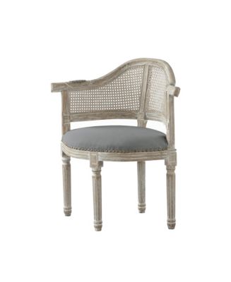 Rustic Manor Edmond Linen Accent Chair - Macy's