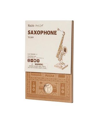 Flash Popup DIY 3D Wood Puzzle - Saxophone - 136pcs - Macy's