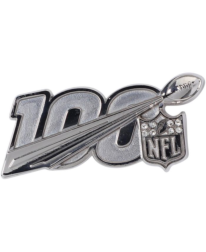 Wincraft NFL 100th Season Platinum Crystal Studded Collector Pin - Macy's