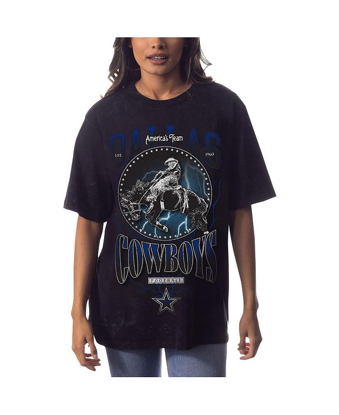 The Wild Collective Men's and Women's Black Distressed Dallas Cowboys ...