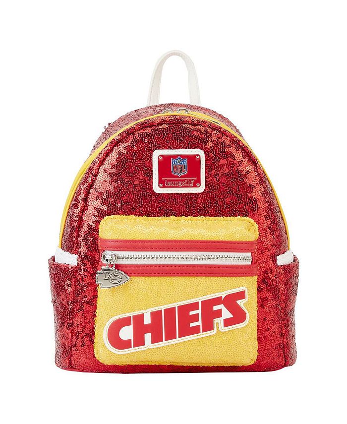 Loungefly Men's and Women's Kansas City Chiefs Sequin Mini Backpack ...