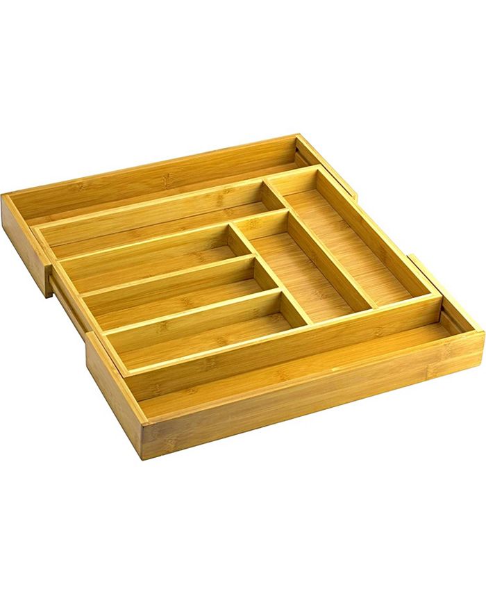 HomeIT Bamboo Expandable Cutlery Drawer Organizer - Macy's