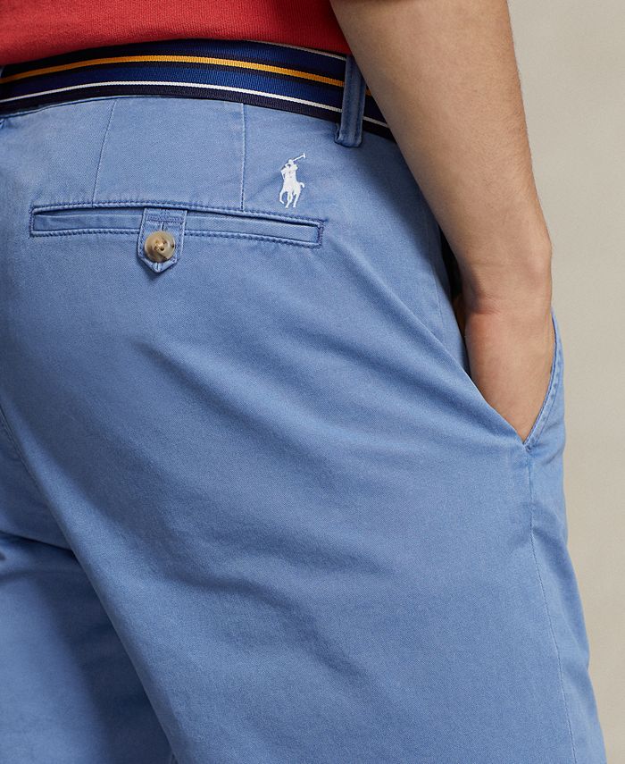 Polo Ralph Lauren Men's Straight-Fit Washed Stretch Chino Pants - Macy's