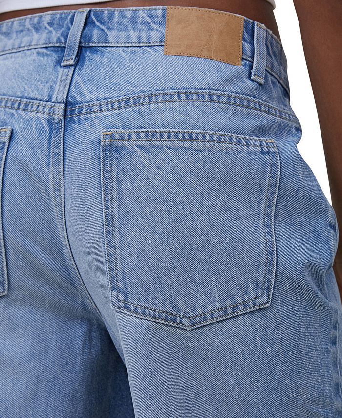 COTTON ON Women's Super Baggy Denim Jort - Macy's