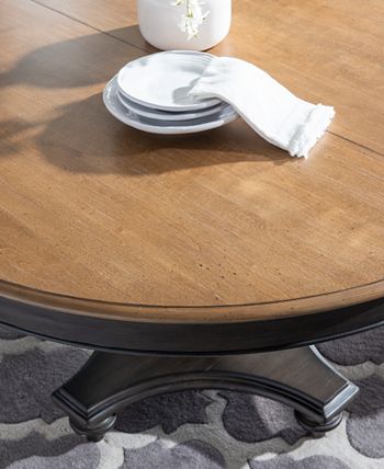 Furniture Mandeville Round Dining Table - Macy's