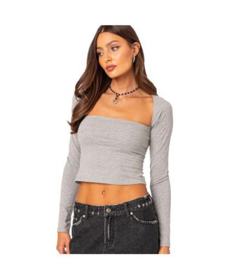Women's Urban girl wide neck top - Macy's