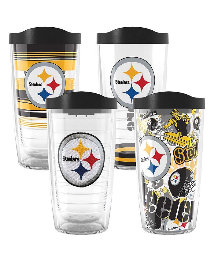 Tervis Tumbler Pittsburgh Steelers Four-Pack 16 Oz Classic Tumbler Set ...