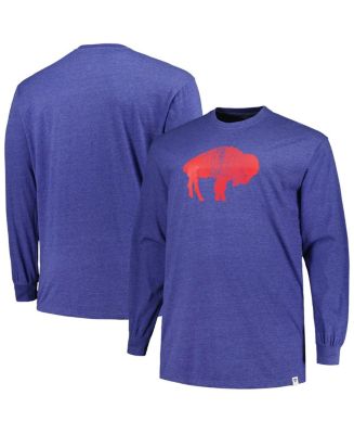 Men's Profile Heather Royal Distressed Buffalo Bills Big and Tall ...
