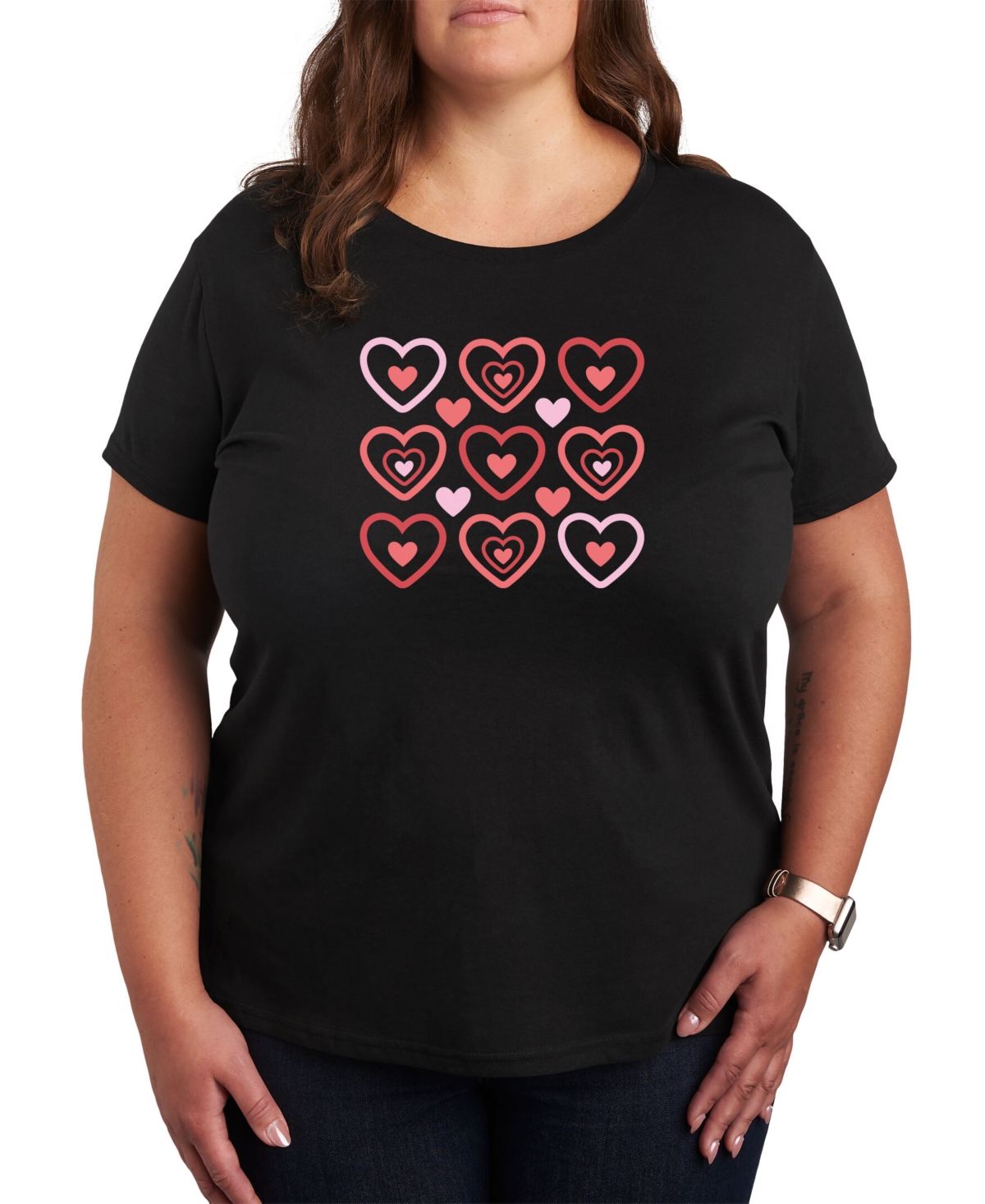Click here for Air Waves Trendy Plus Size Valentines Day Graphic... prices
