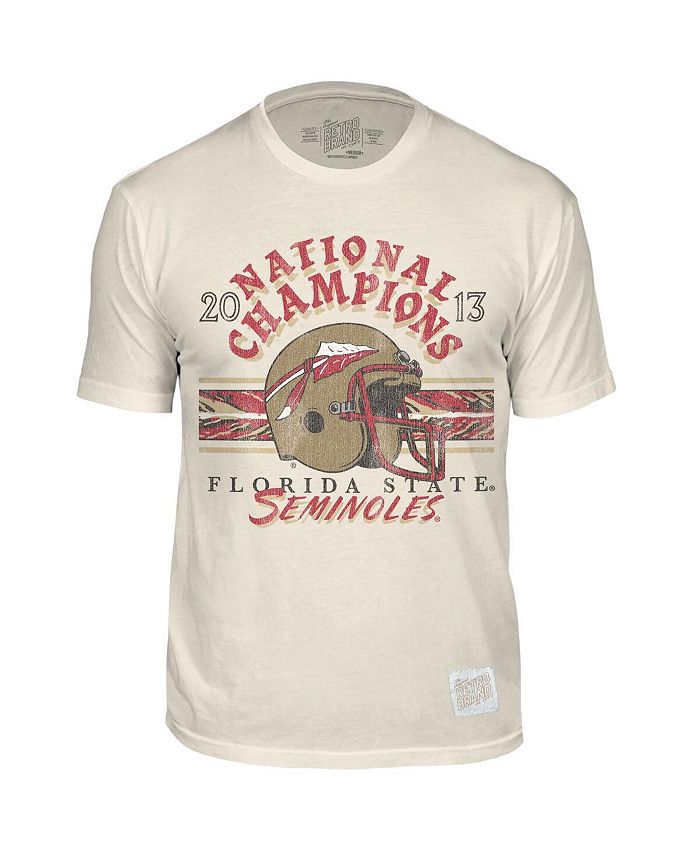 Original Retro Brand Men's Cream Distressed Florida State Seminoles ...