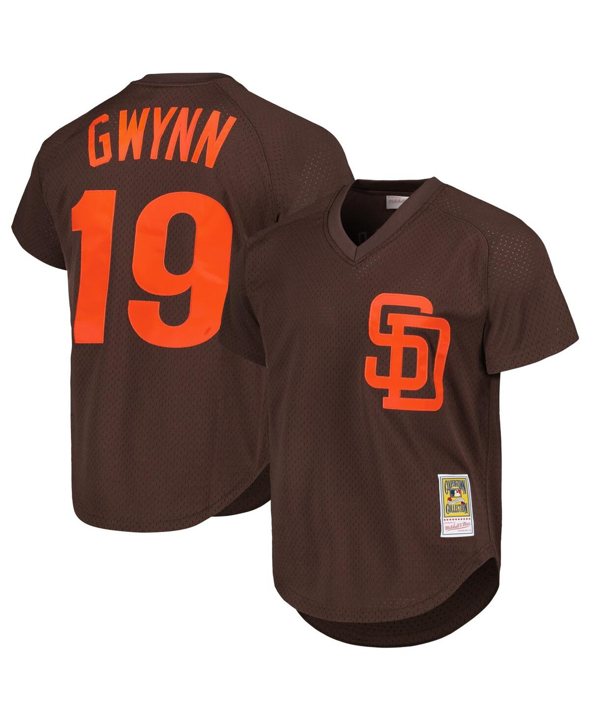 Click here for Mens Mitchell & Ness Tony Gwynn Brown San Diego Pa... prices
