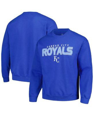 Men's Stitches Royal Kansas City Royals Pullover Sweatshirt - Macy's