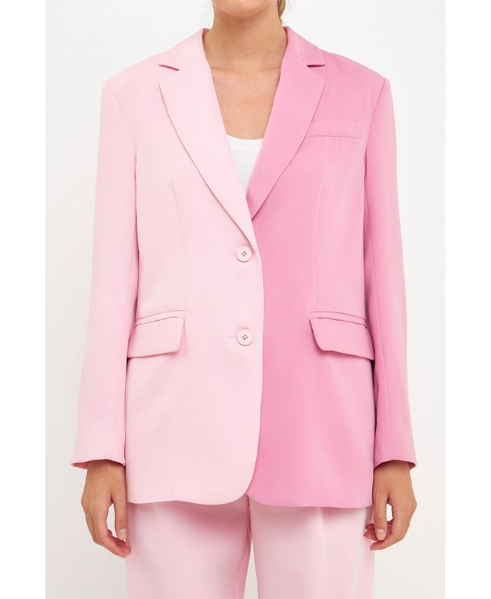 endless rose Women's Color block Blazer - Macy's