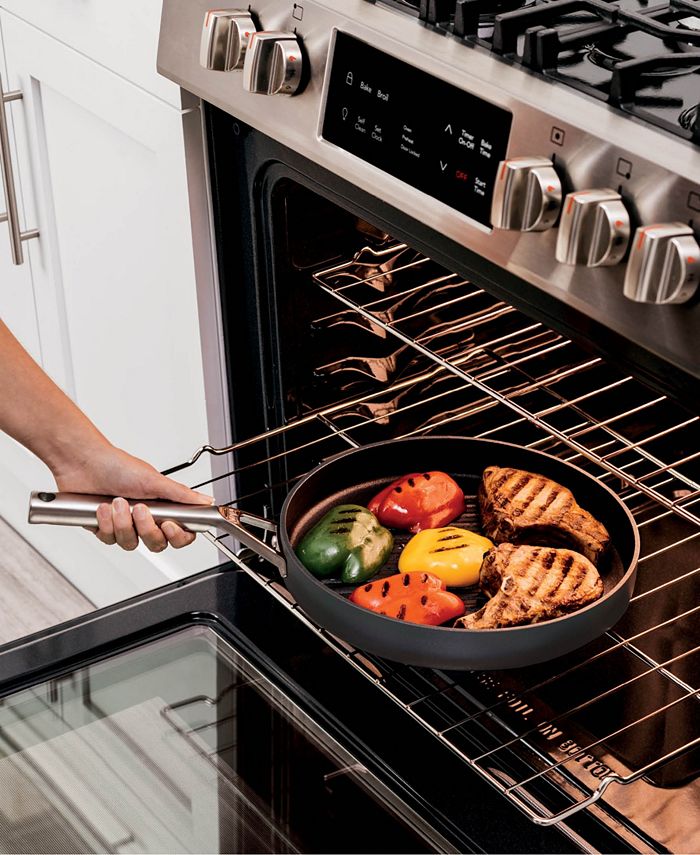 Ninja Foodi Neverstick Premium Hard anodized 12" Round Grill Pan - Macy's