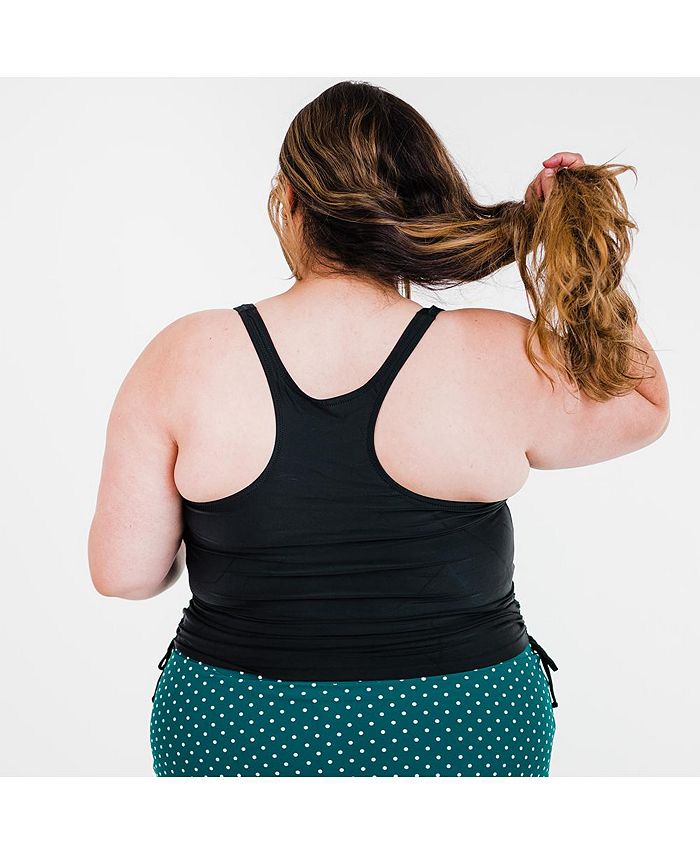 Calypsa Plus Size Maya Tankini Swim Top - Macy's