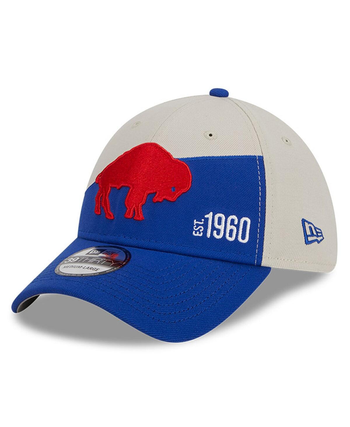 Click here for Mens New Era Cream  Royal Buffalo Bills 2023 Sidel... prices