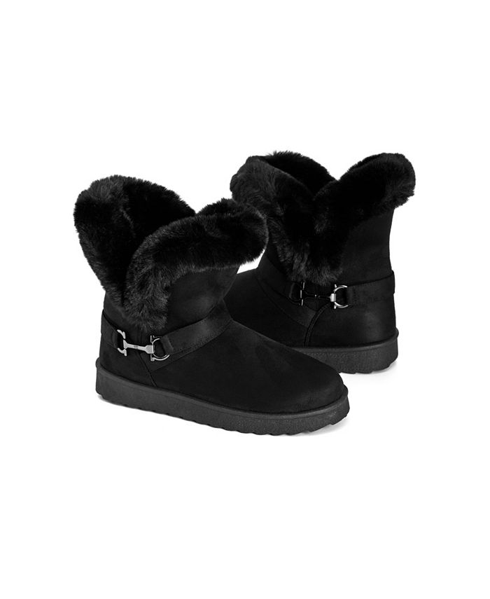 AVENUE Womens WIDE FIT Pippa Hug Boot - Macy's