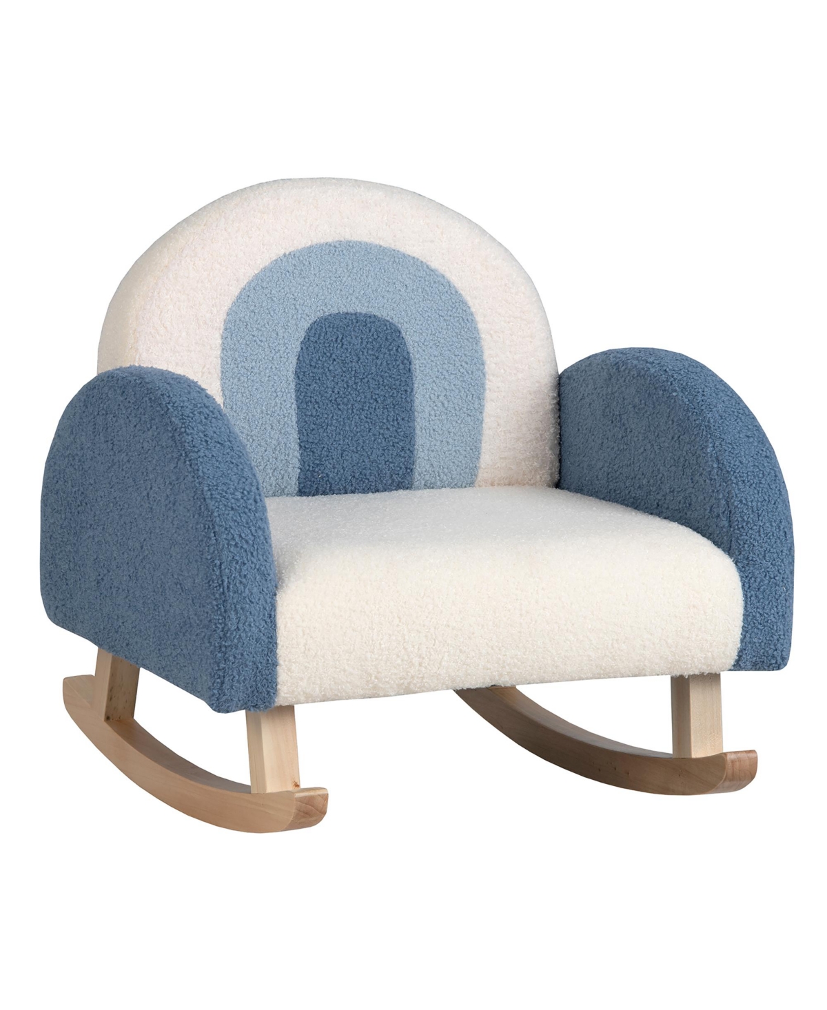Click here for Kids Rocking Chair Children Armchair Velvet Uphols... prices