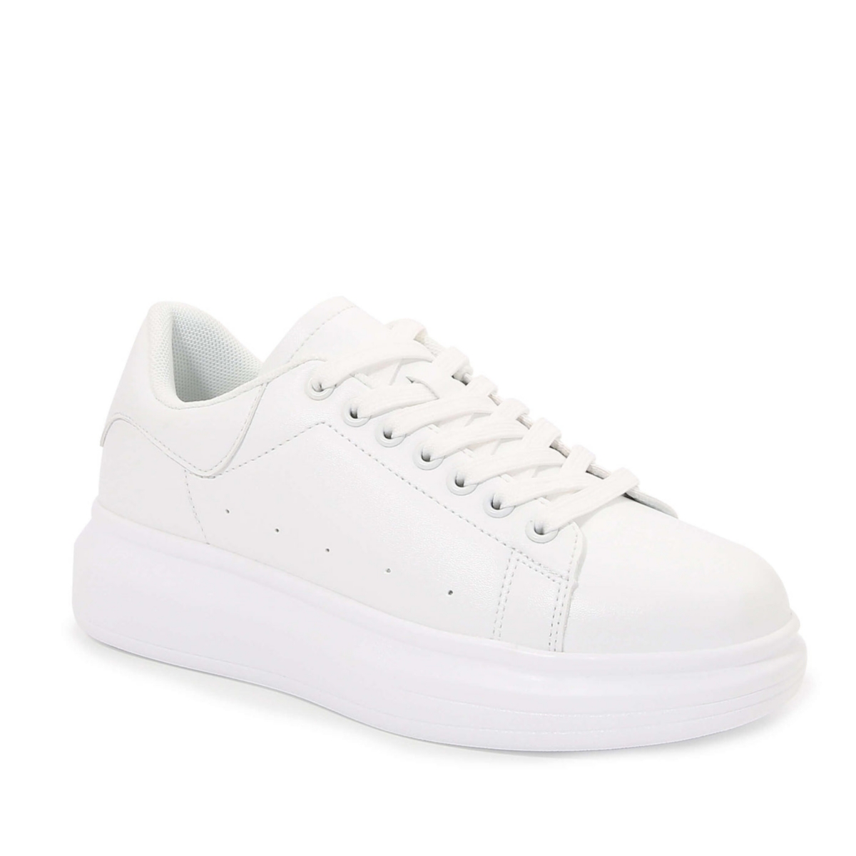 Click here for Berness Womens Platform Sneaker - White prices