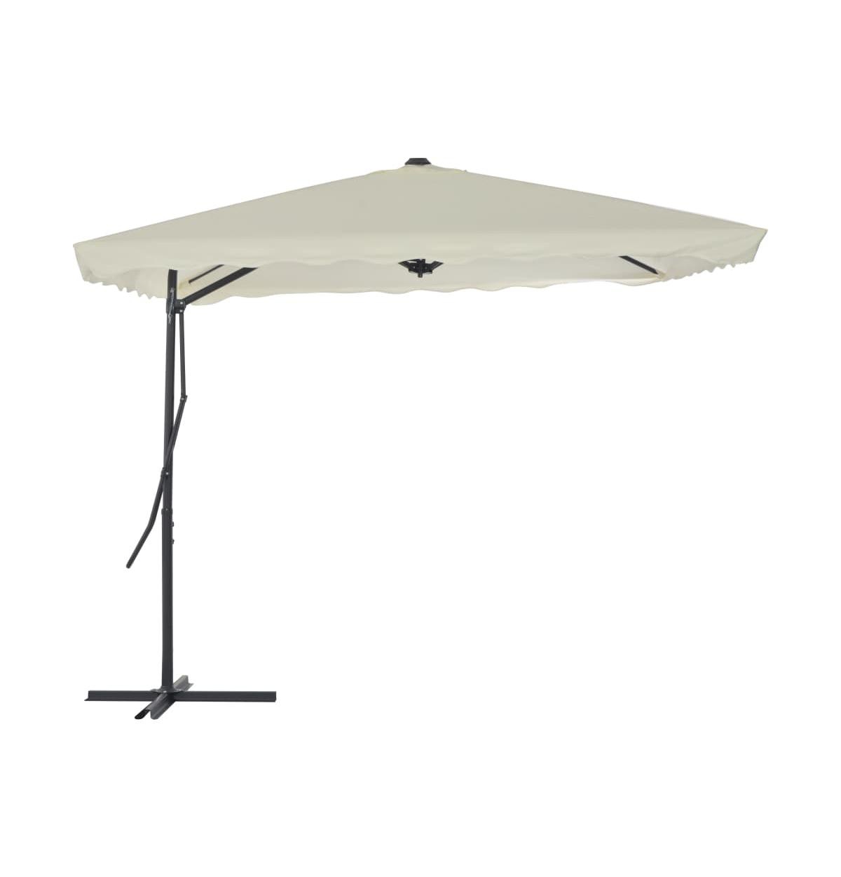 Click here for Garden Parasol with Steel Pole 98.4x98.4 Sand - Sa... prices