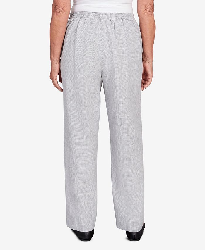 Alfred Dunner Petite Isn't It Romantic Plaid Pull On Pants; Petite ...