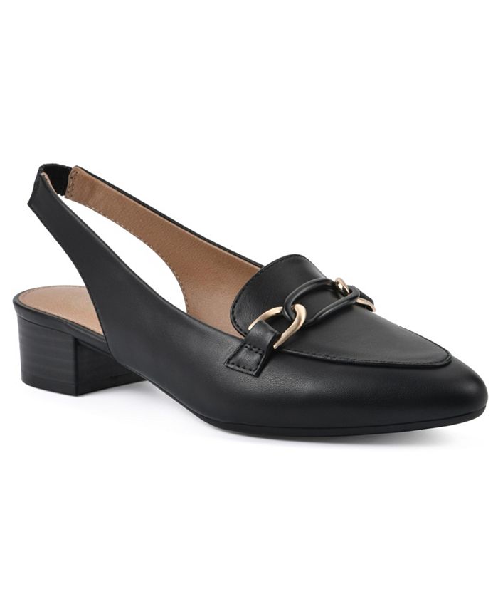White Mountain Women's Boreal Slingback Loafers - Macy's