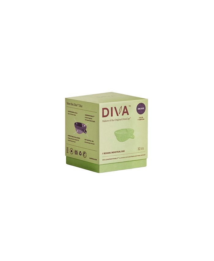 Divacup Diva Disc by 12 Hour Protection Medical-Grade Silicone Holds 36 ...