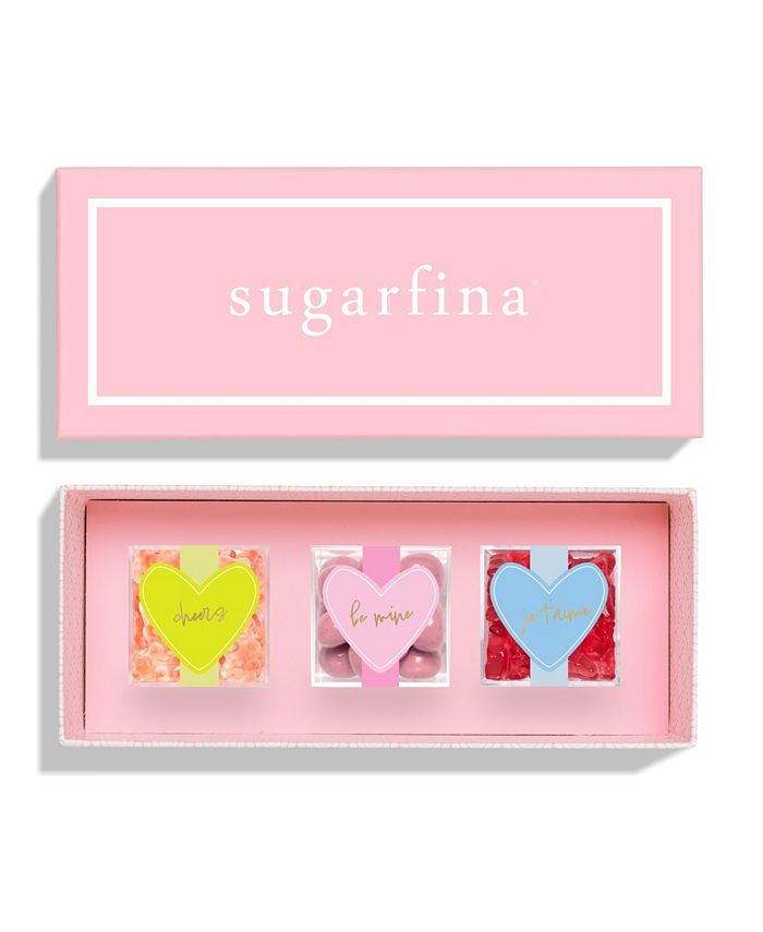 Sugarfina Valentines 2024 You Make Me Blush Candy Bento Box 3 Pc - Macy's