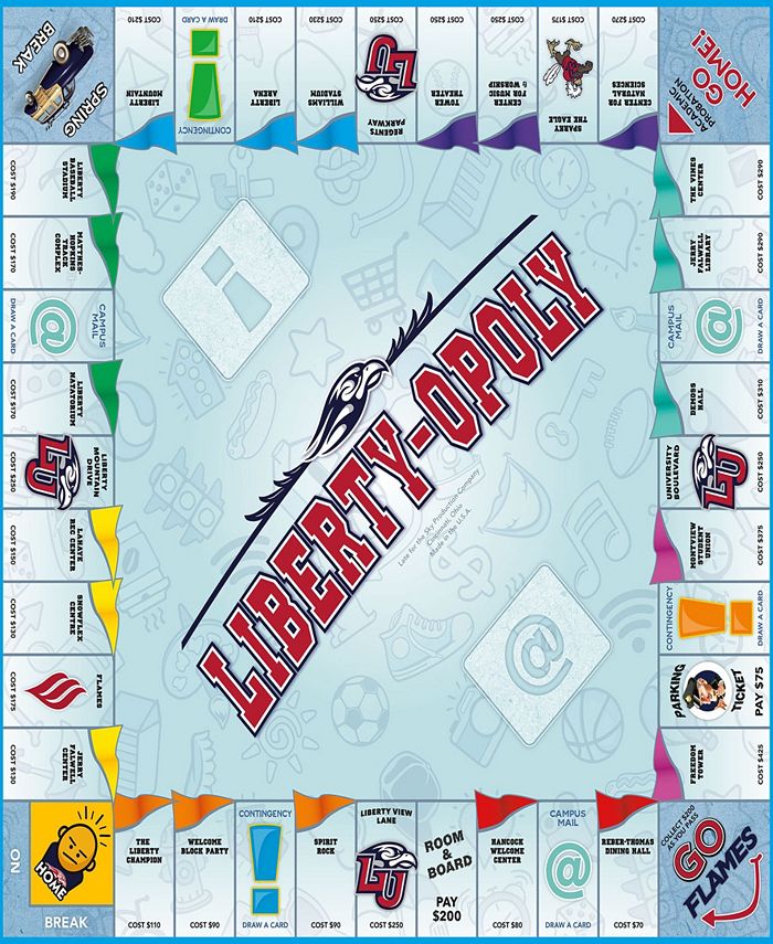 Late for the Sky Liberty-Opoly Board Game - Macy's